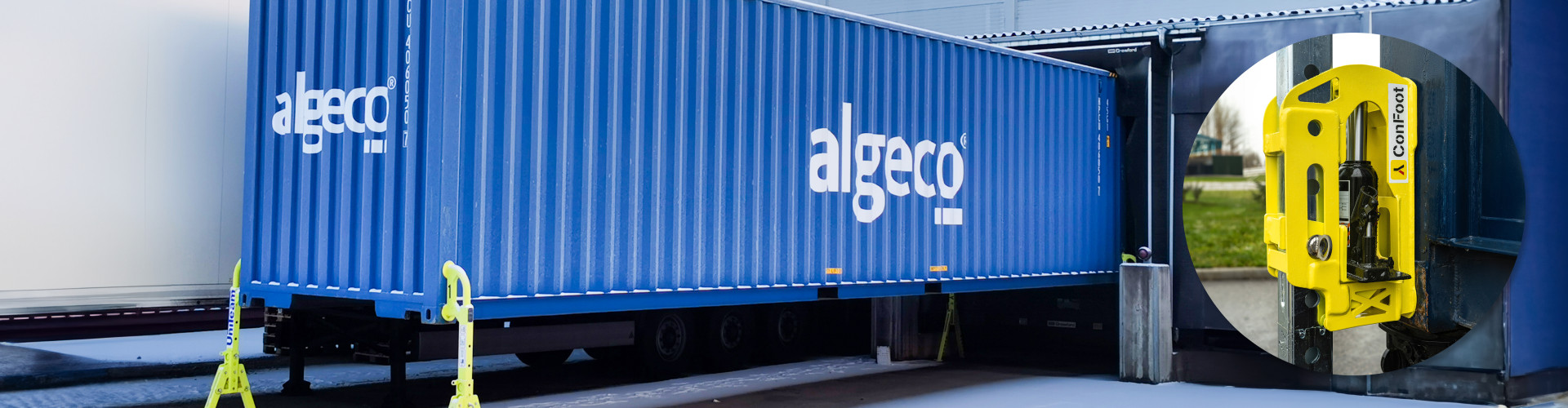 Opfindelsen der løfter containeren | Algeco Denmark
